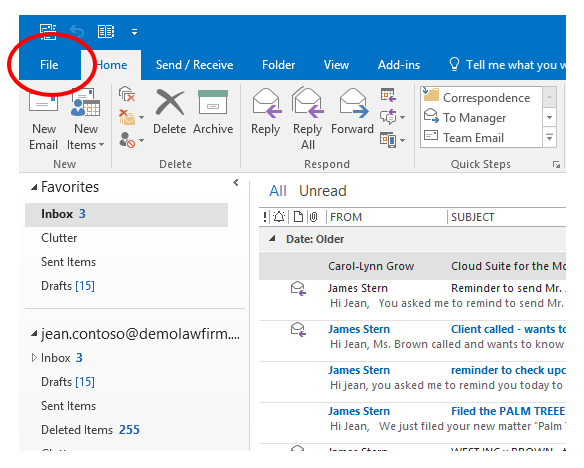 Lawtoolbox365 Outlook Rule LawToolbox